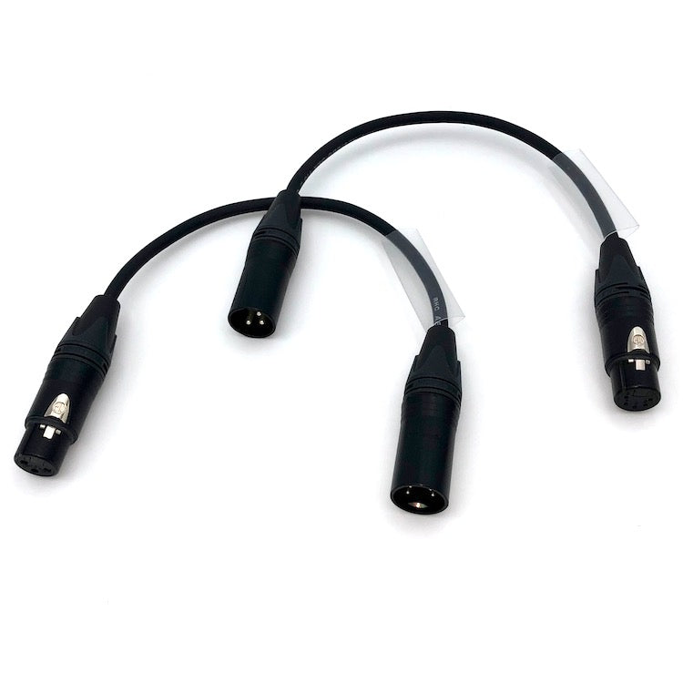 DMX Neutrik Adapter Assembly 3F5M & 3M5F, 1´ – Libra Cable Technologies ...